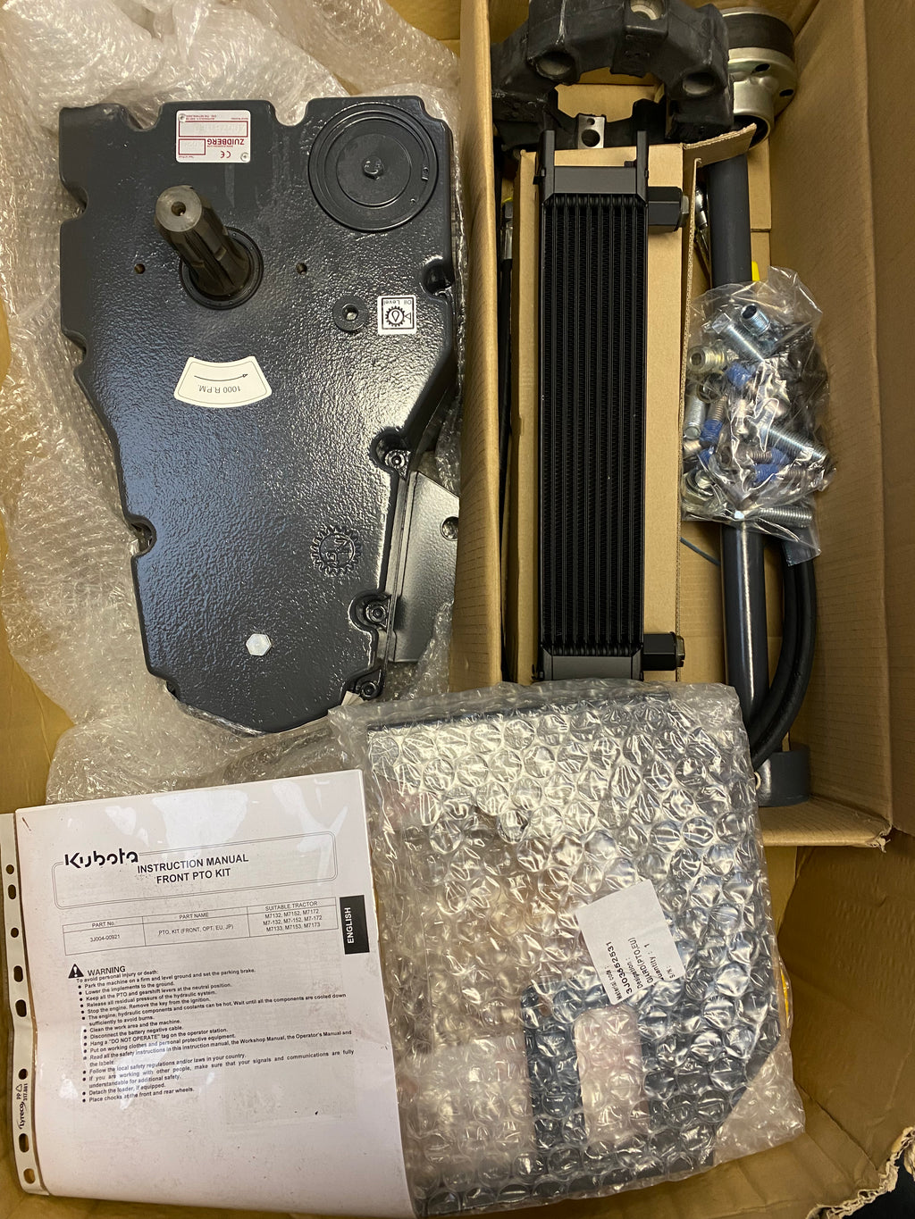 Kubota Front PTO Kit Kubota M7132 / M7133 / M7152 / M7153 / M7172 /M71 ...