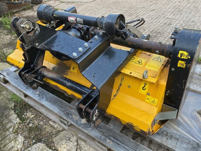 Muthing MU-E 1.60 Compact Tractor Flail Mower withy Hydraulic Side Shi ...