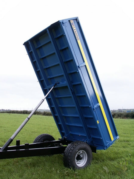 Fleming TR4 4 Tonne Tipping Trailer, Fleming 4 tonne Hydraulic Tipping ...