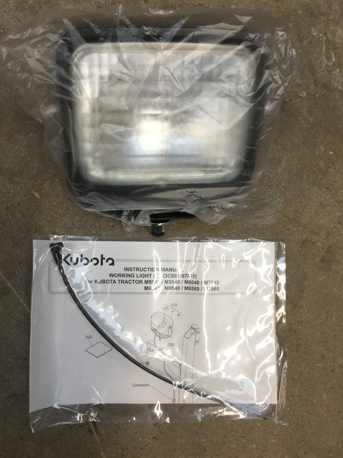 Kubota Tractor WorklightKubota M60 / M7060 TRactor Rear Work Light Kit ...