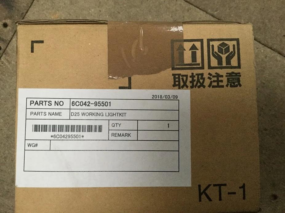 Kubota Tractor Working Light Kit for ROPS with Switch ( 6C042-95501 ...