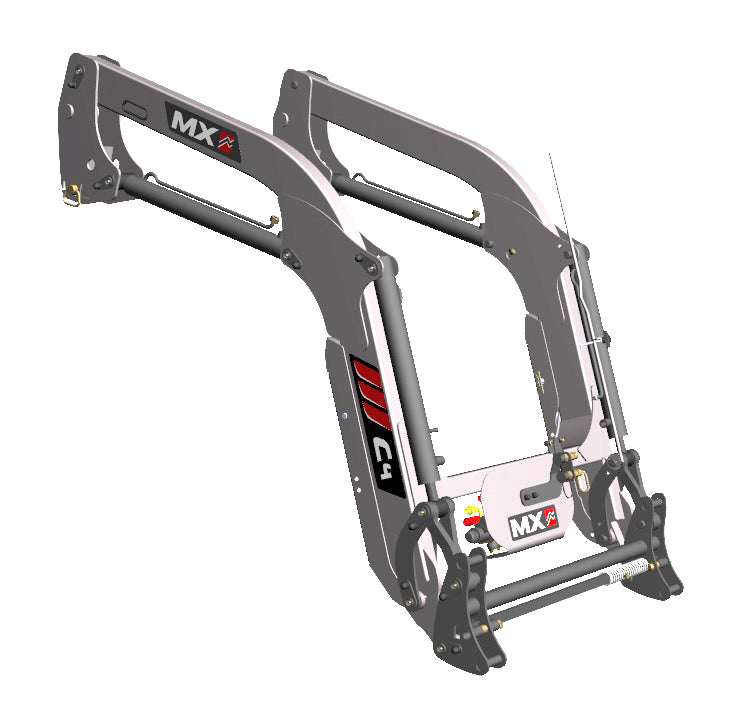 New MX Loader / MX C4 LOADER for Kubota L Series Tractors – Hughie ...