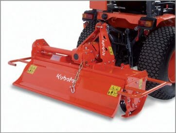 New Kubota TRC100 Compact Tractor Rotovator – Hughie Willett Machinery